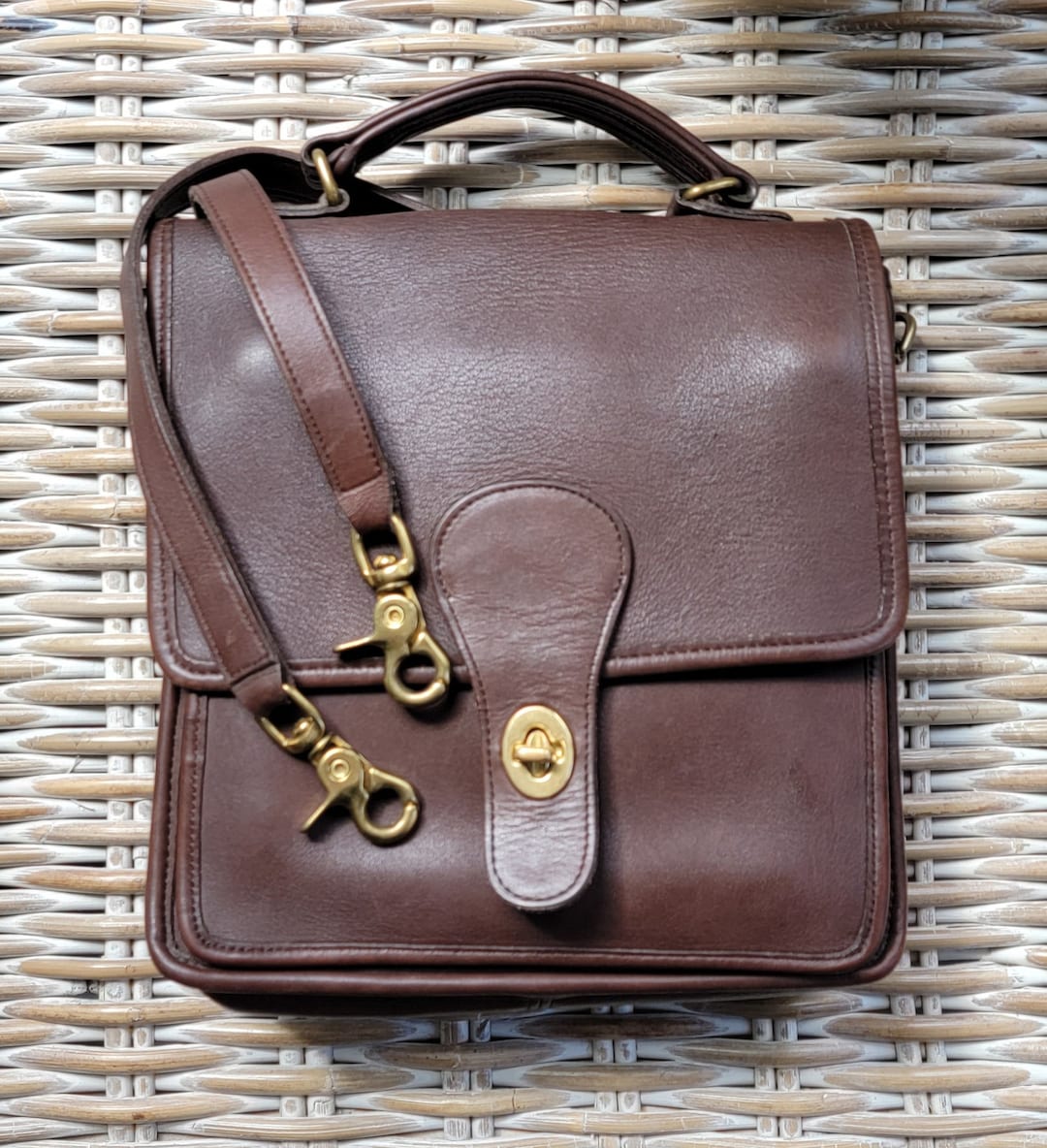 Vintage Coach Station Bag - Vintage Coach Crossbody Bag - Older Coach ...