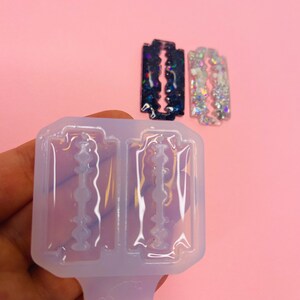 Razor Blade Mold for Epoxi and Uv Resin - Etsy