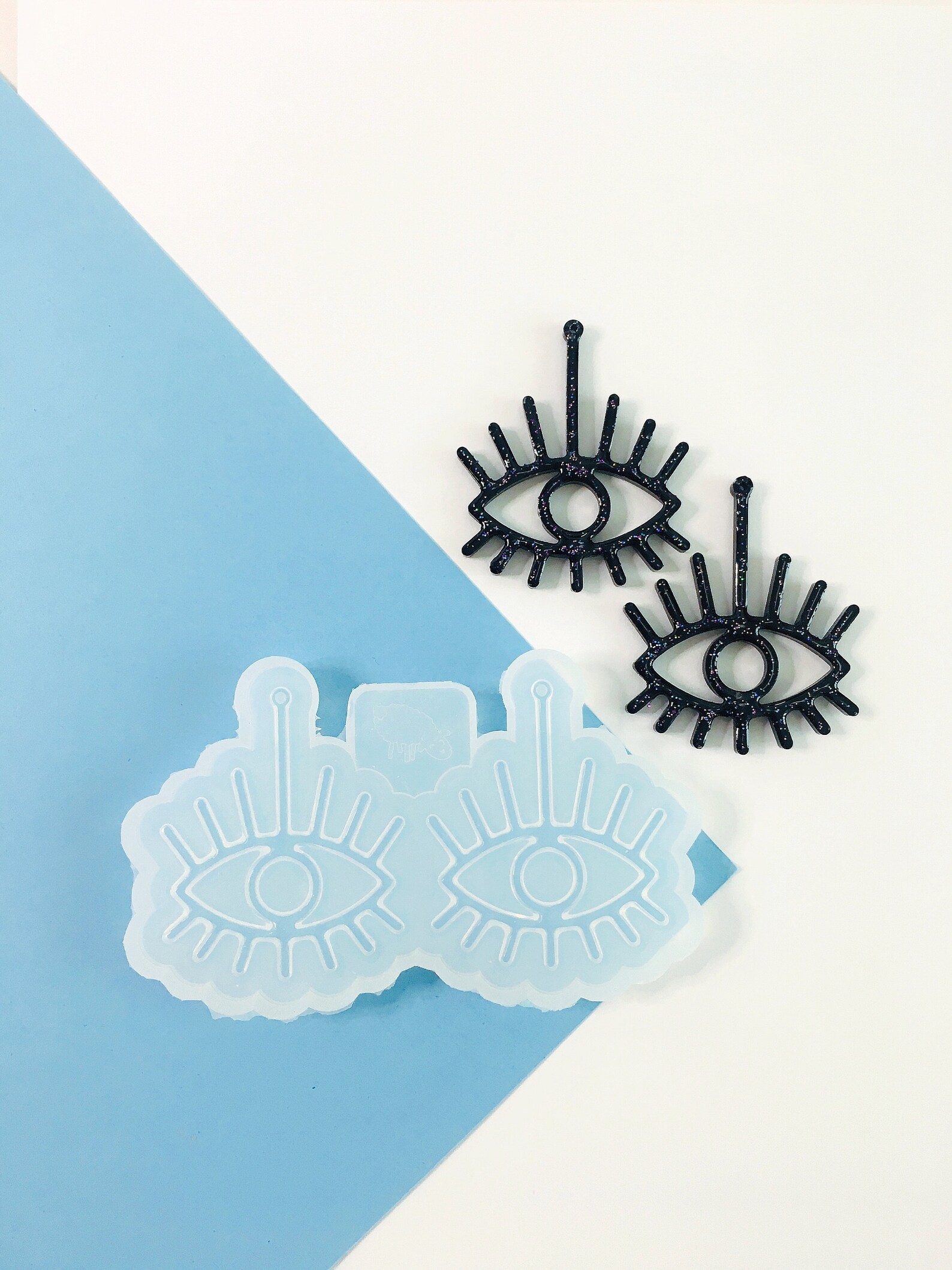 Silicone Mold-earrings All-seeing Eye . Mold Eyes for Uv and - Etsy