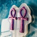 Silicone Mold-earrings Ankh . Mold Egyptian Cross for Uv and Epoxy ...