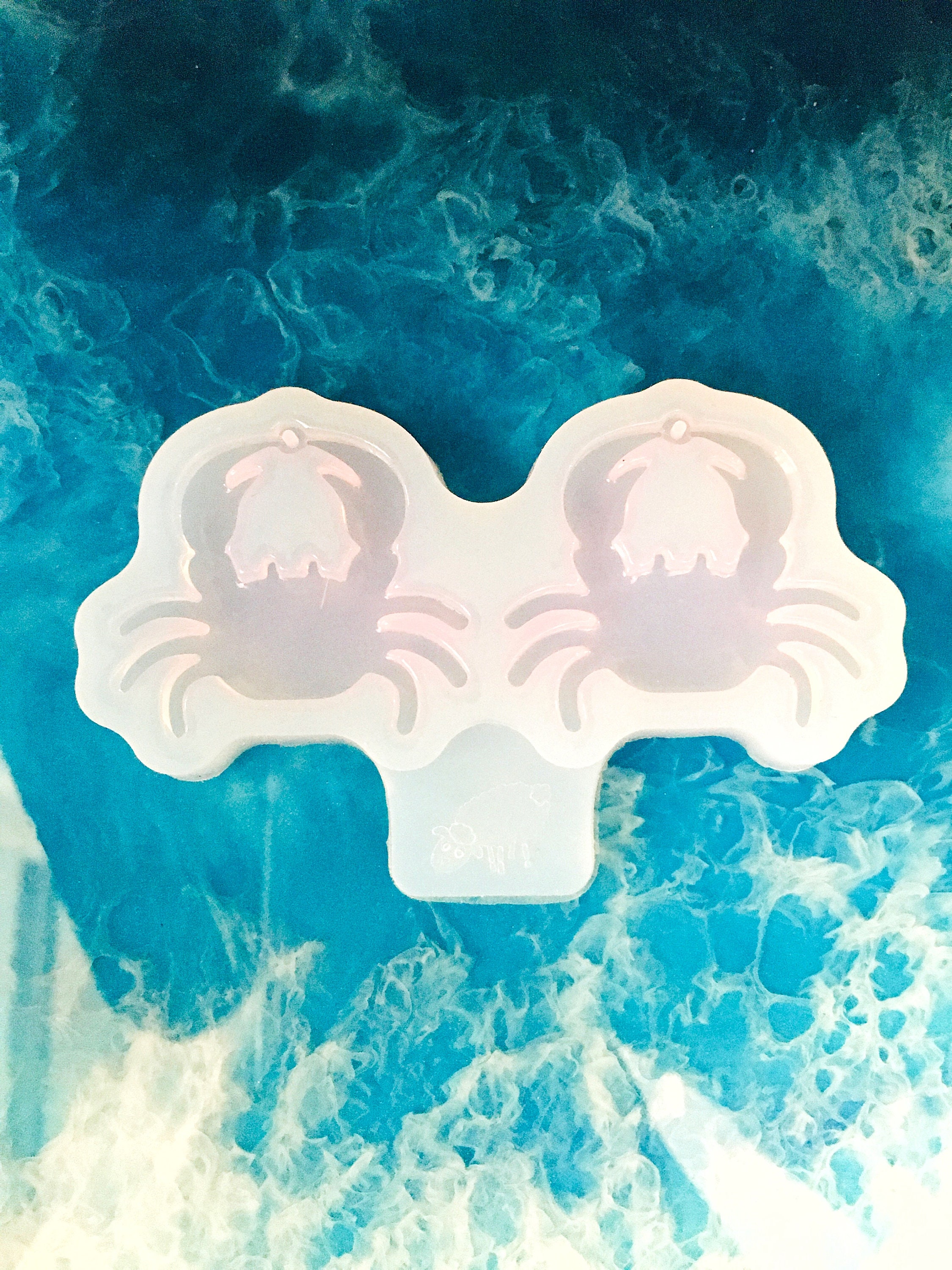 Earrings-crab Mold. Silicone Mold for Epoxy and UV Resin. - Etsy