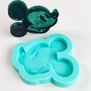 Silicone Mold Mickey Mouse for Epoxy. Mold Resin Art. Super Glossy ...