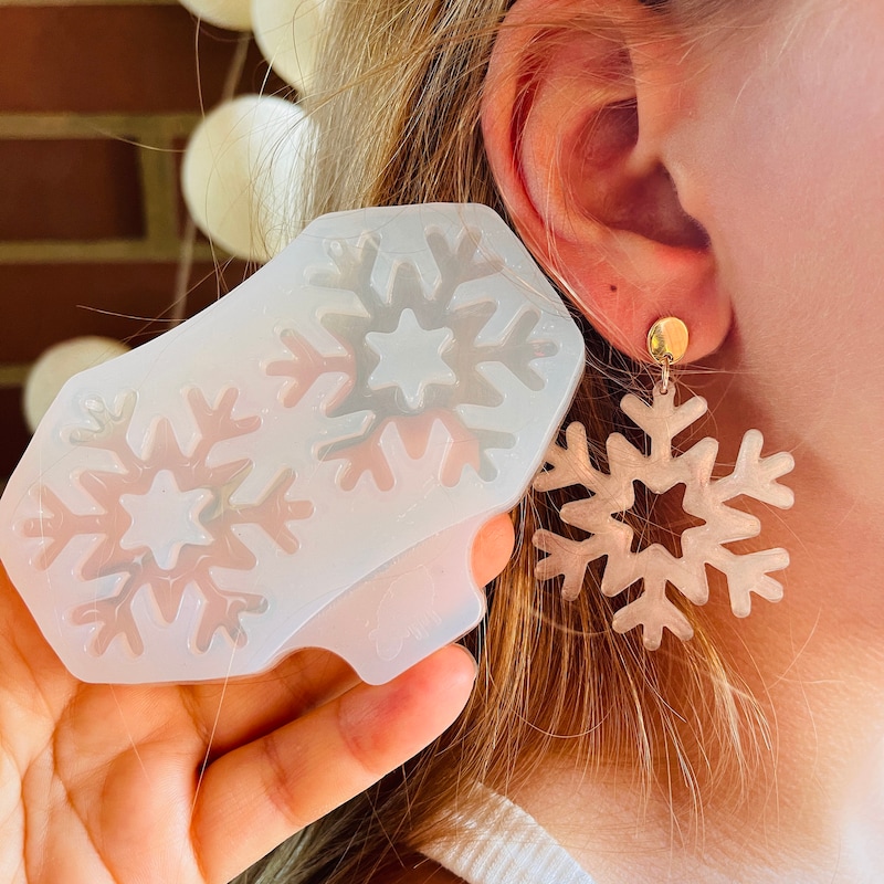 Uv Snowflake Resin Molds - Etsy