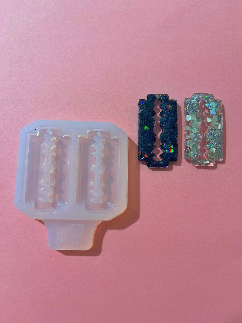 Razor Blade Mold for Epoxi and Uv Resin - Etsy