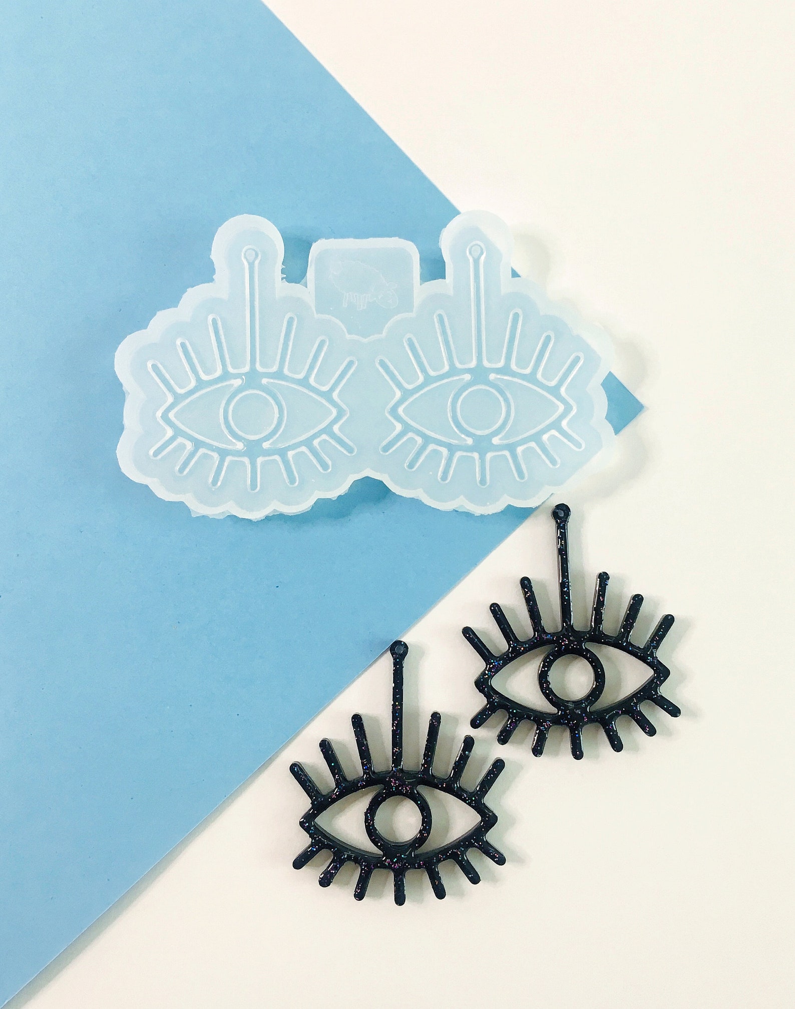 Silicone Mold-earrings All-seeing Eye . Mold Eyes for Uv and - Etsy
