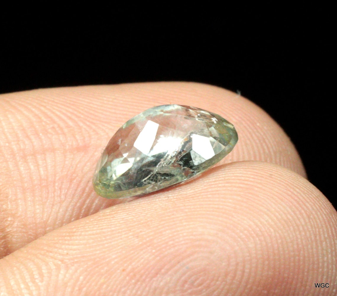 Natural White Tourmaline Cut Gemstone Oval Shape Tourmaline - Etsy