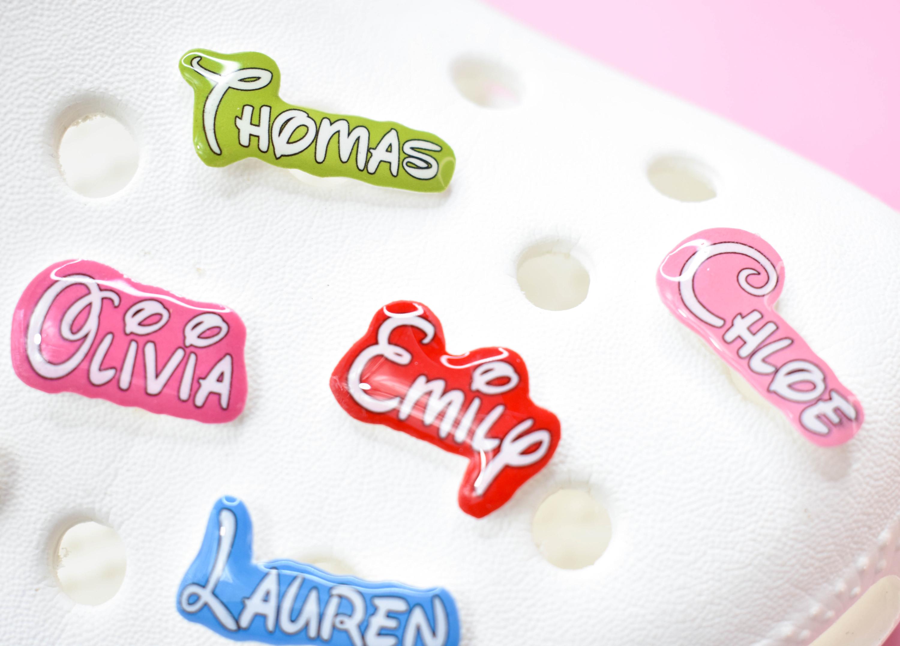 Personalised Name Croc Charms Custom Text Shoe Charms Words - Etsy UK