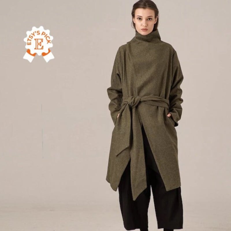 Wrap Coat - Etsy