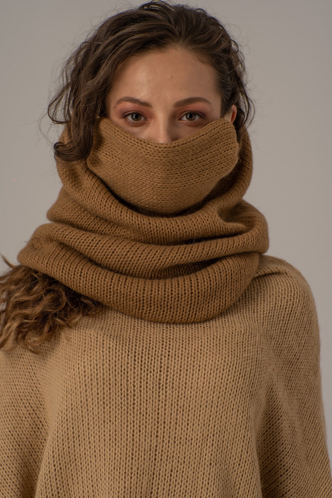 Hooded Mask, Easy Breathe Mask, Bandana Scarf, Mask With Nose Wire ...