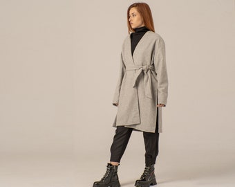 Wool Coat Side Slits - Etsy