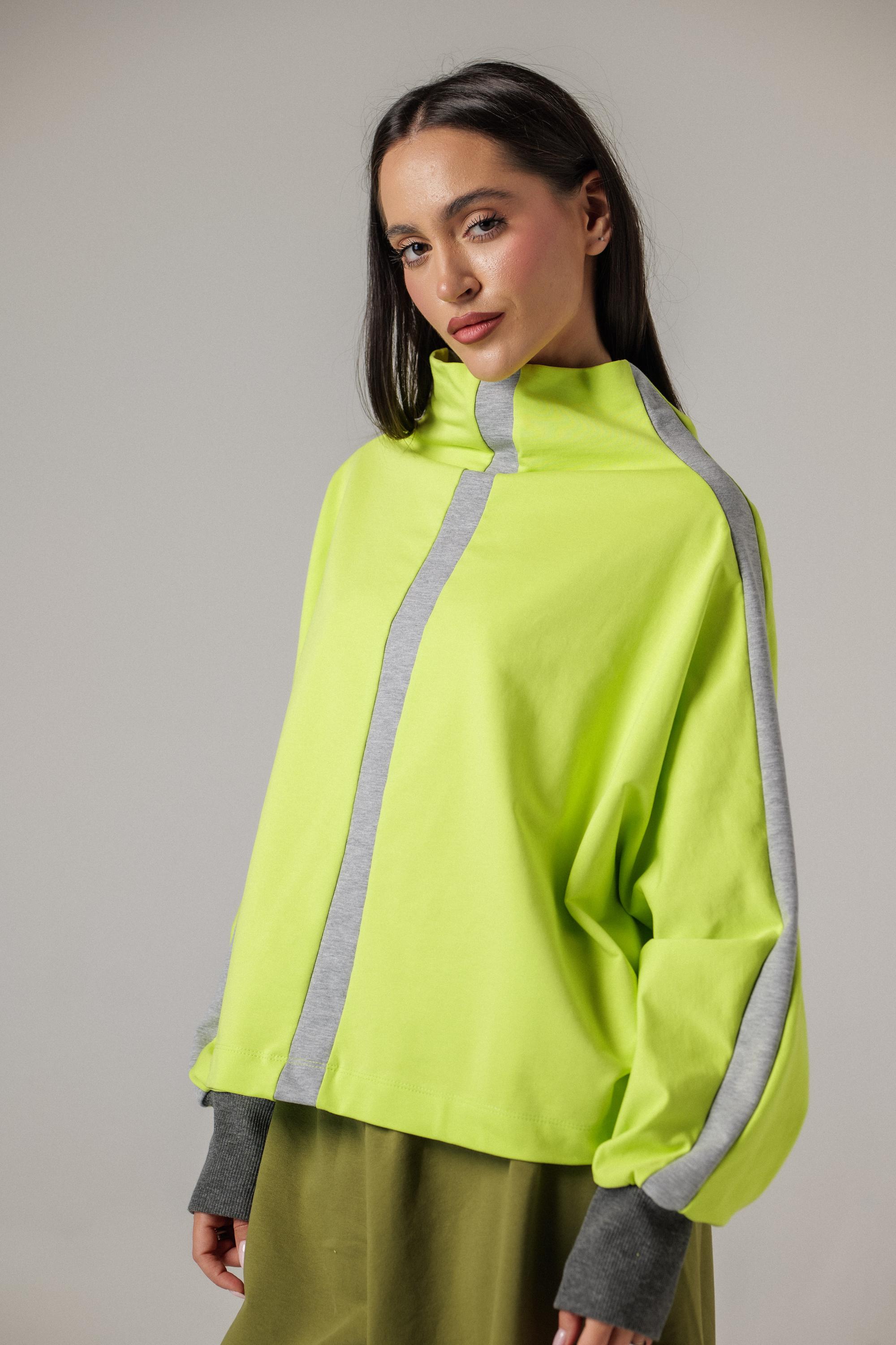 Neon Stripe Relaxed Fit Jumper Women's, Stylish Jumper, Comfortable Top ...