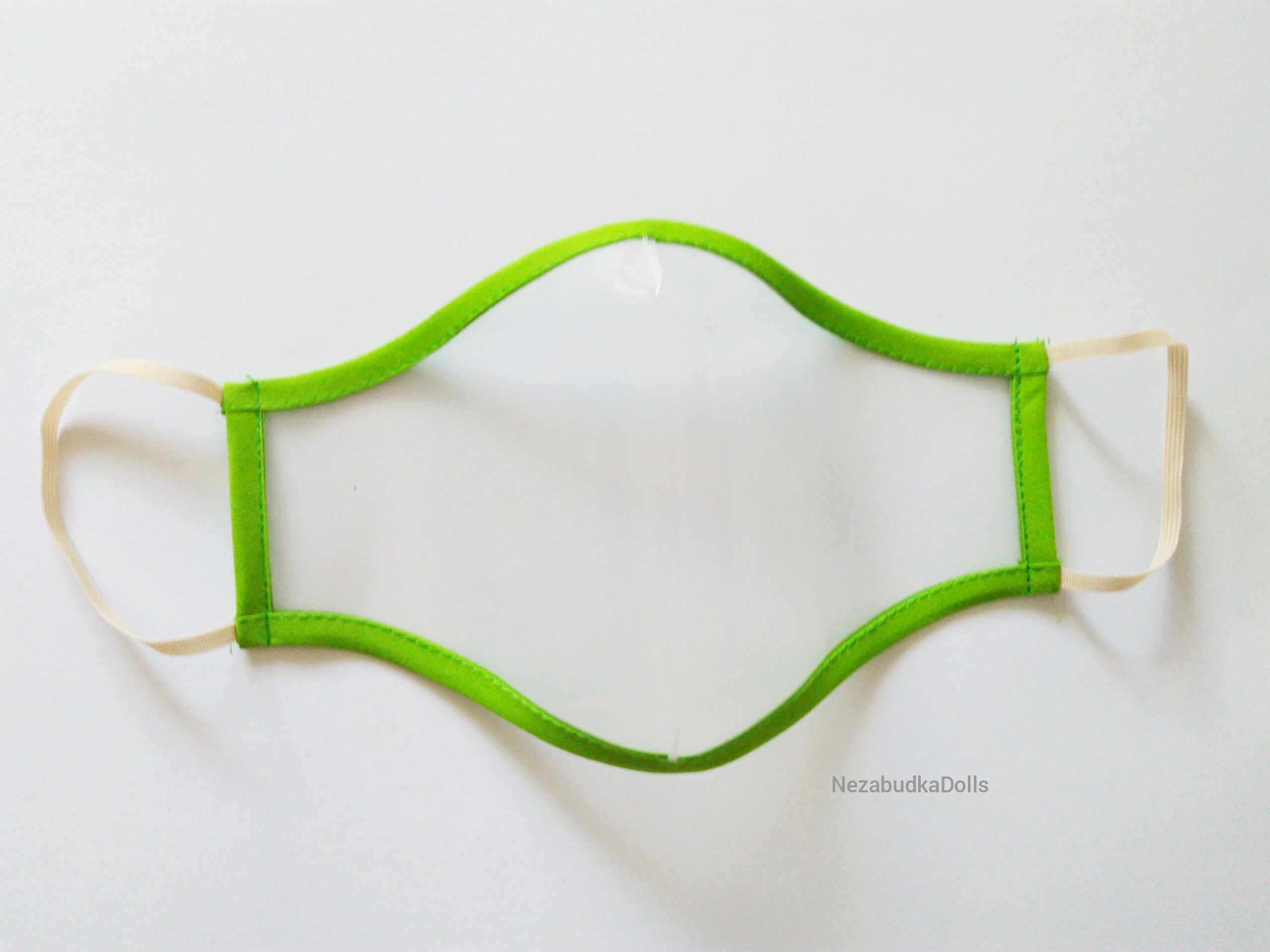 Transparent Face Mask Adult Facemask Handmade - Etsy