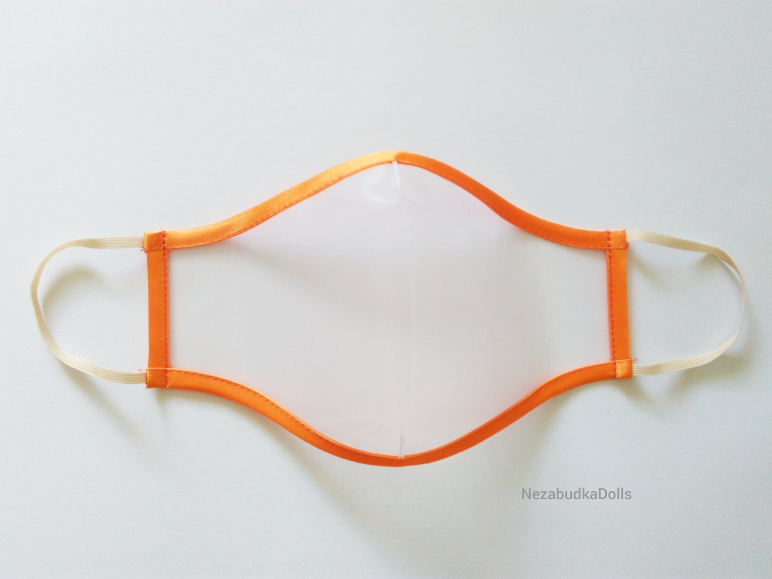 Transparent Face Mask Adult Facemask Handmade - Etsy