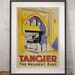 Tangier tangier travel poster tangier poster tangier print | Etsy
