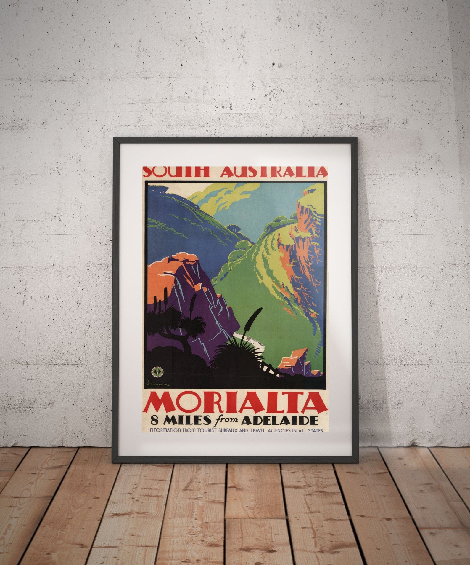 Morialta Australia Adelaide Morialta Park Morialta Travel | Etsy