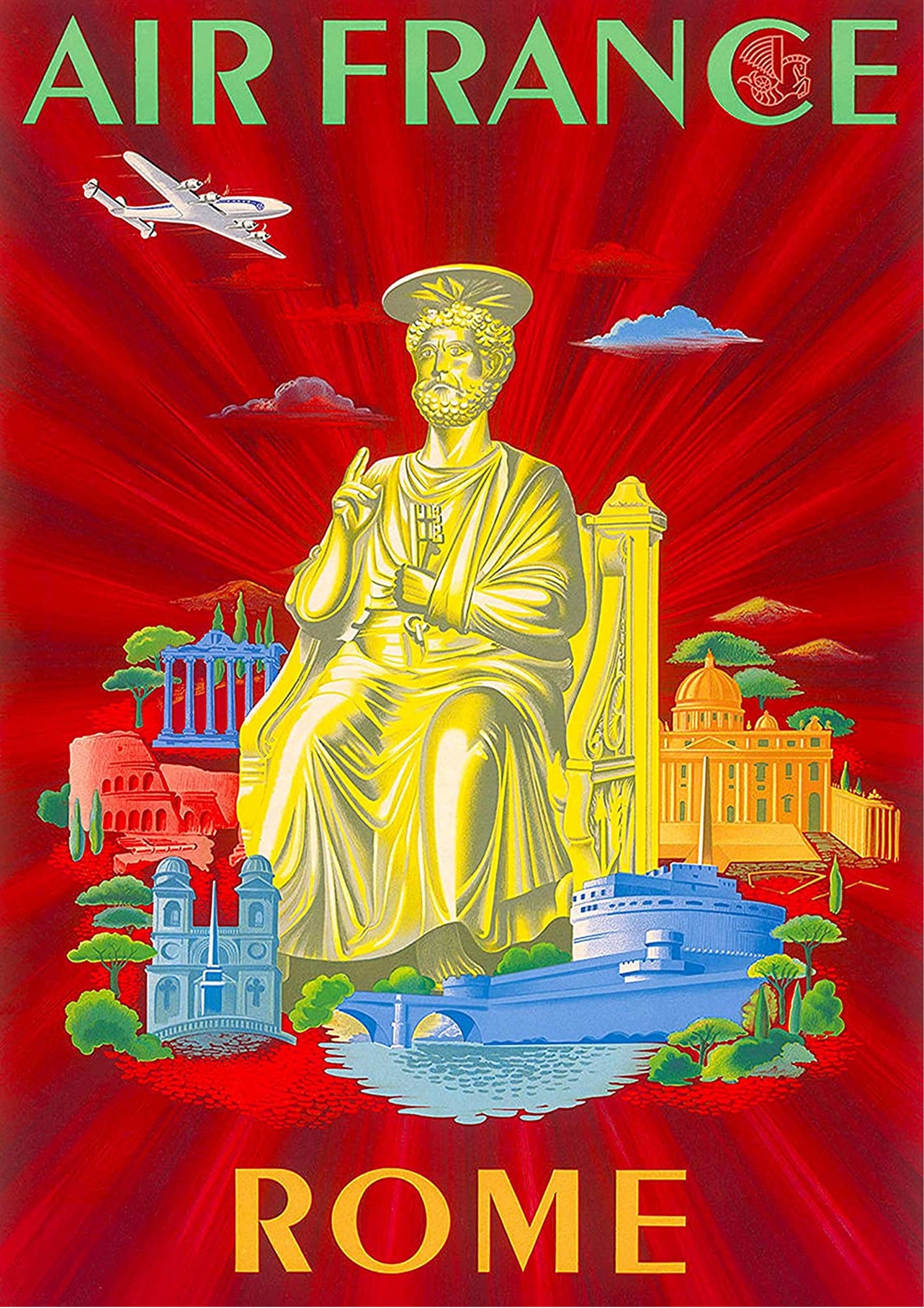 Rome Rome Travel Poster Rome Poster Rome Print Rome | Etsy