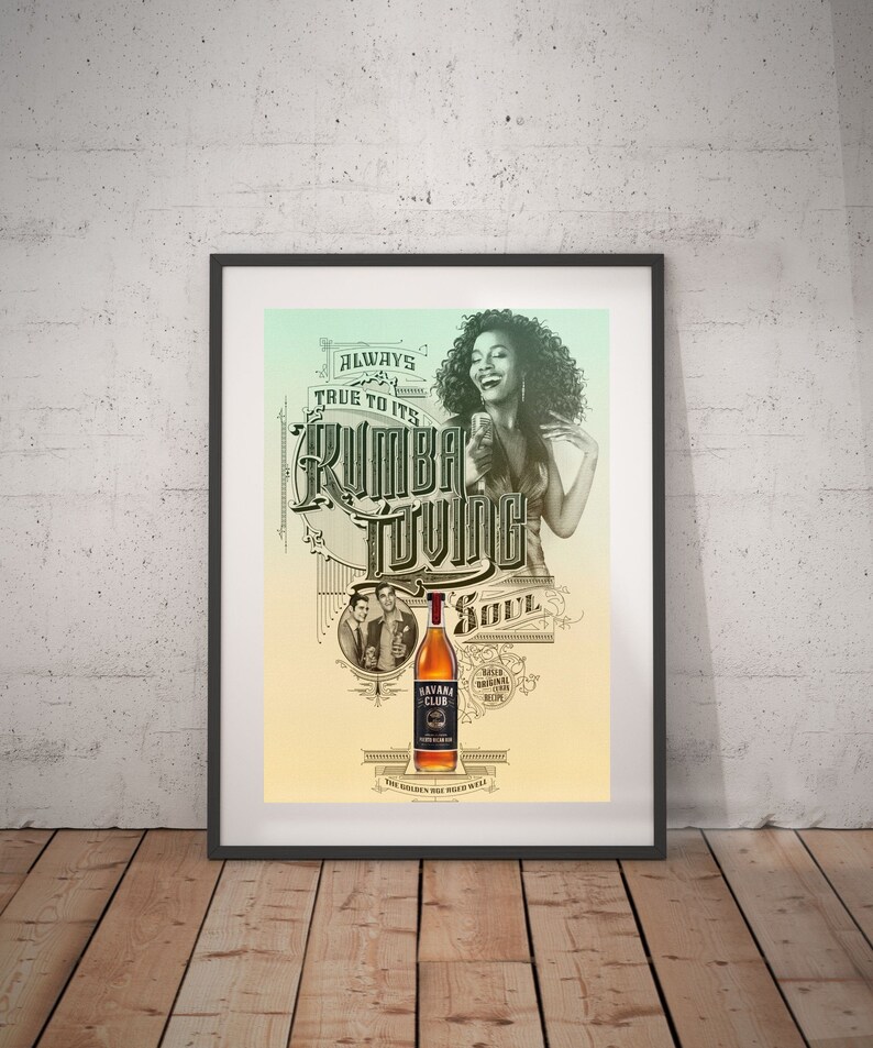 Havana Club Rum Rum Vintage Poster Rum Vintage Print Drink | Etsy