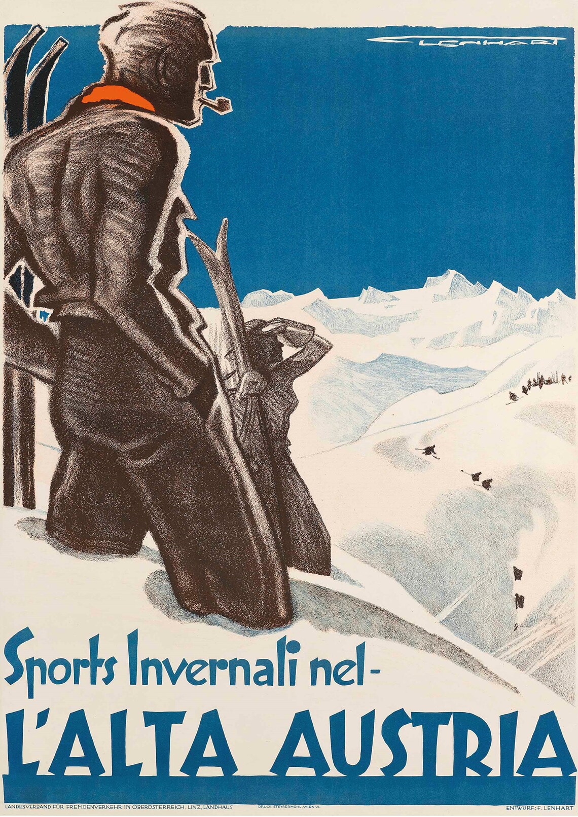 Austria alta austria austria travel poster austria poster | Etsy