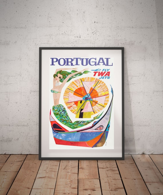 Portugal portugal travel poster portugal poster portugal | Etsy