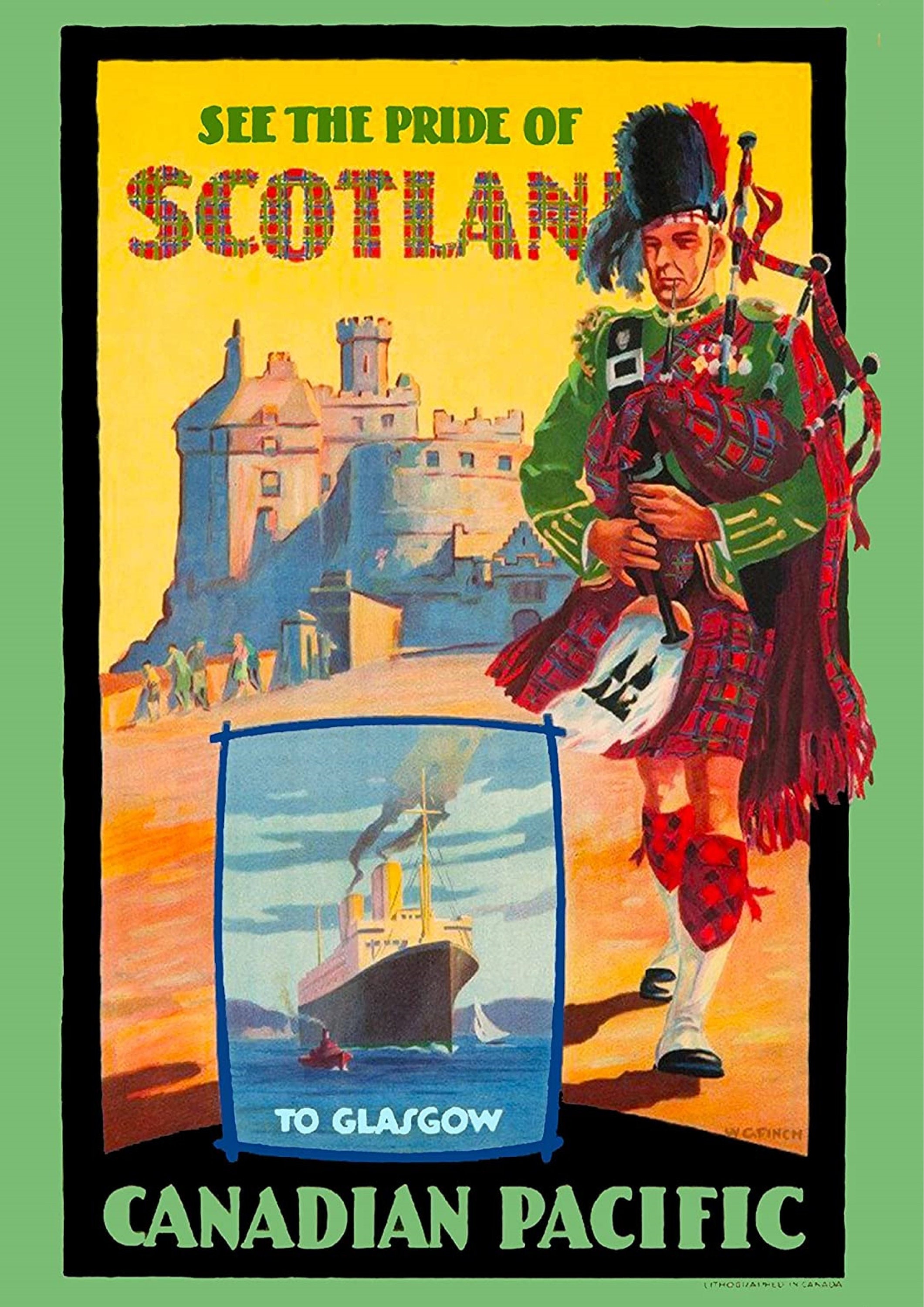 Scotland scotland travel poster scotland poster scotland | Etsy