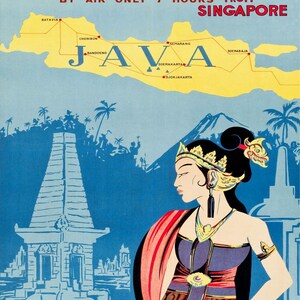 Java java poster java travel poster java poster java | Etsy