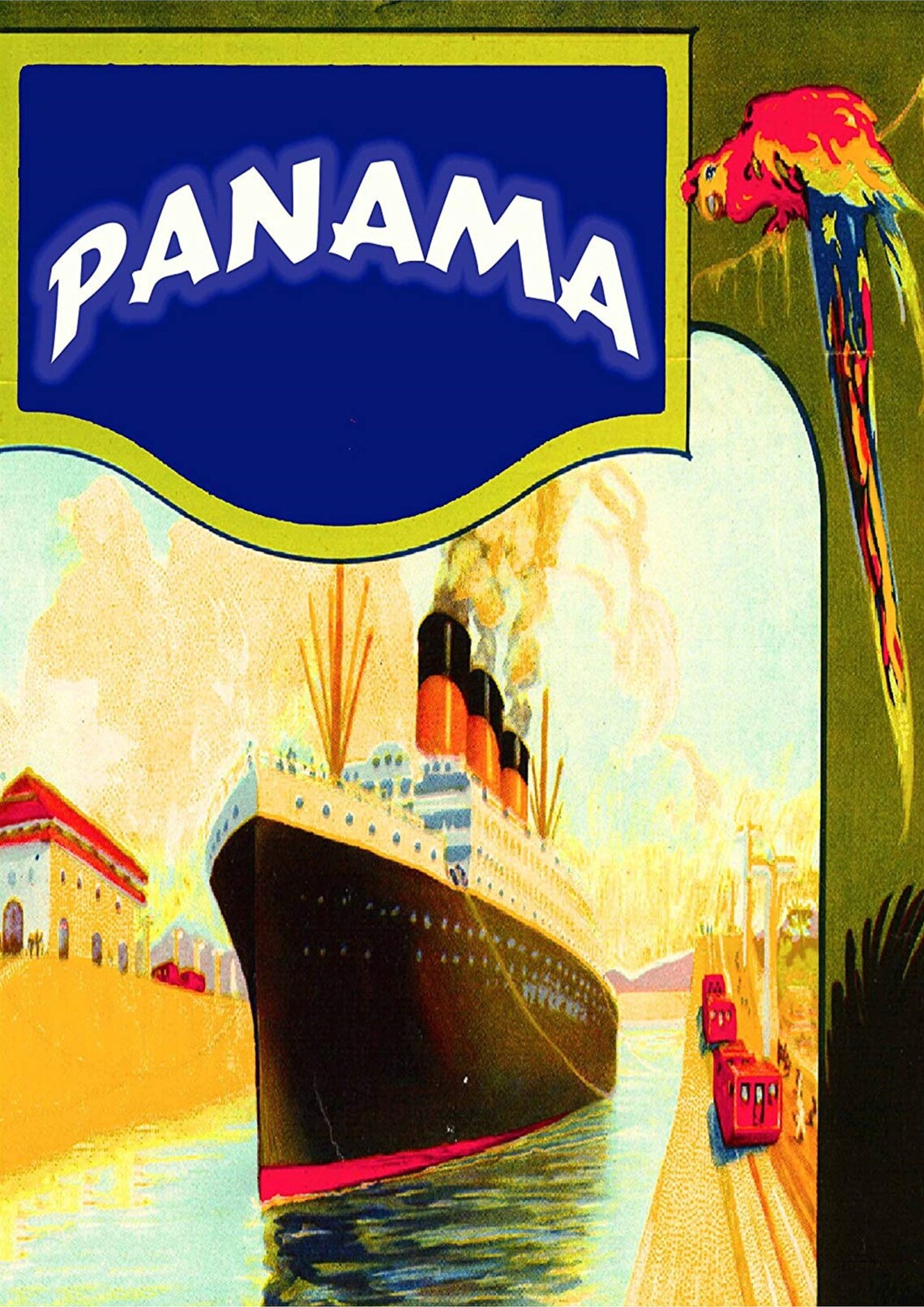 Panama Panama Travel Poster Panama Poster Panama Print | Etsy