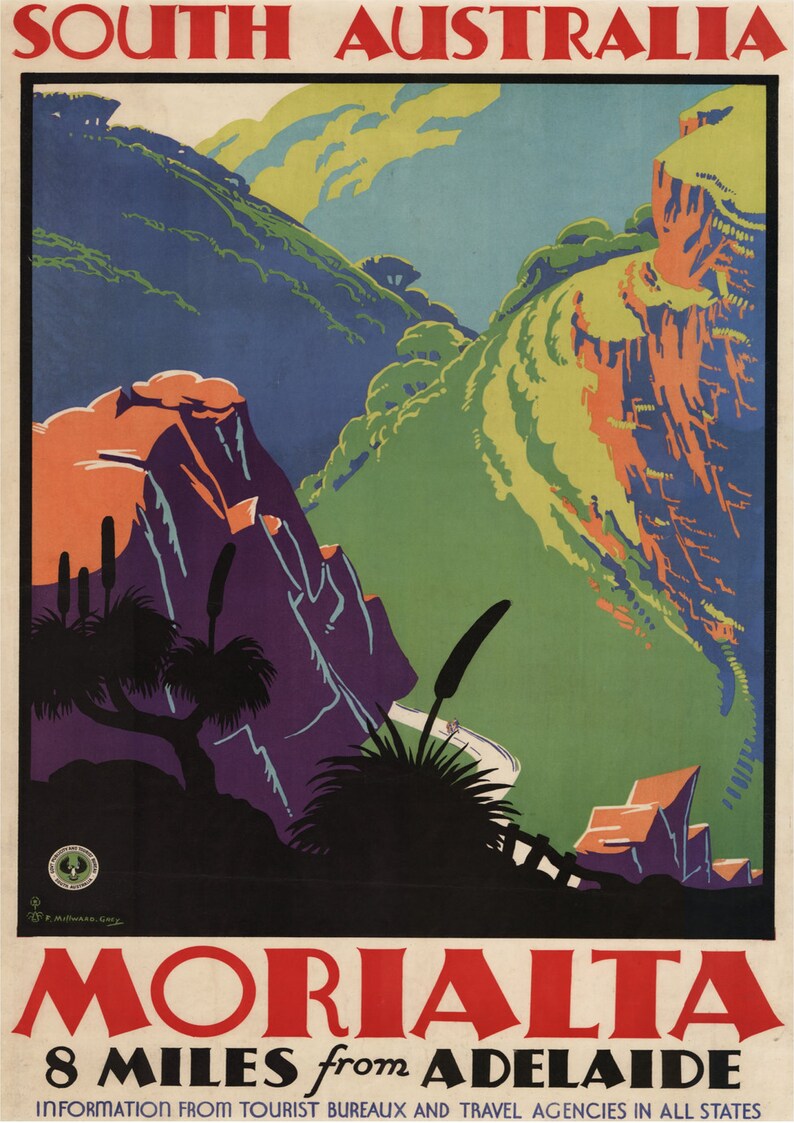 Morialta Australia Adelaide Morialta Park Morialta Travel | Etsy