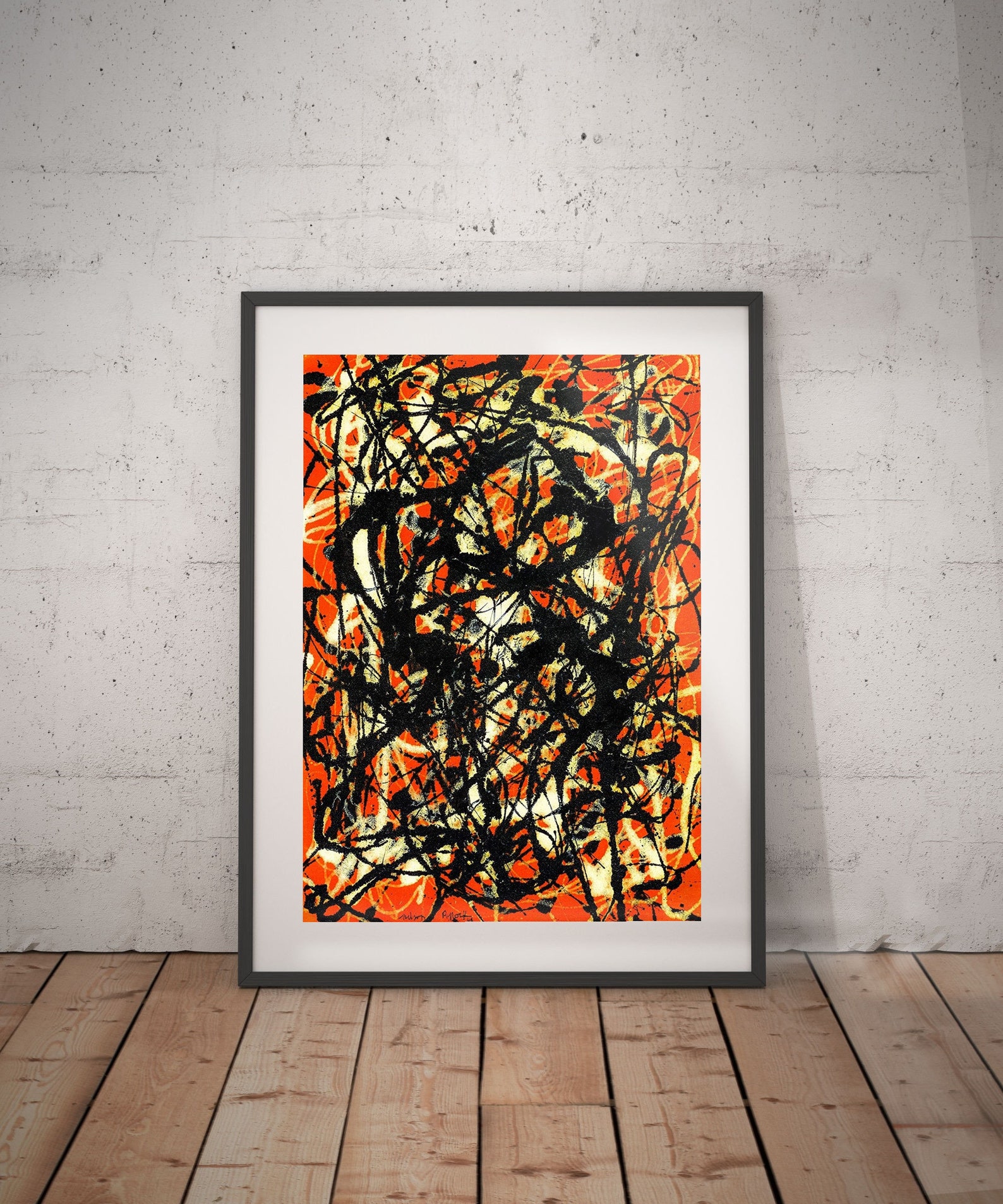 Pollock Pollock Poster Pollock Painting Pollock Print Wall | Etsy