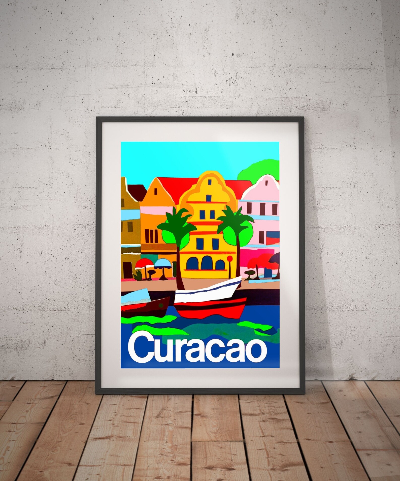 Curacao Curacao Travel Poster Curacao Poster Curacao Print | Etsy