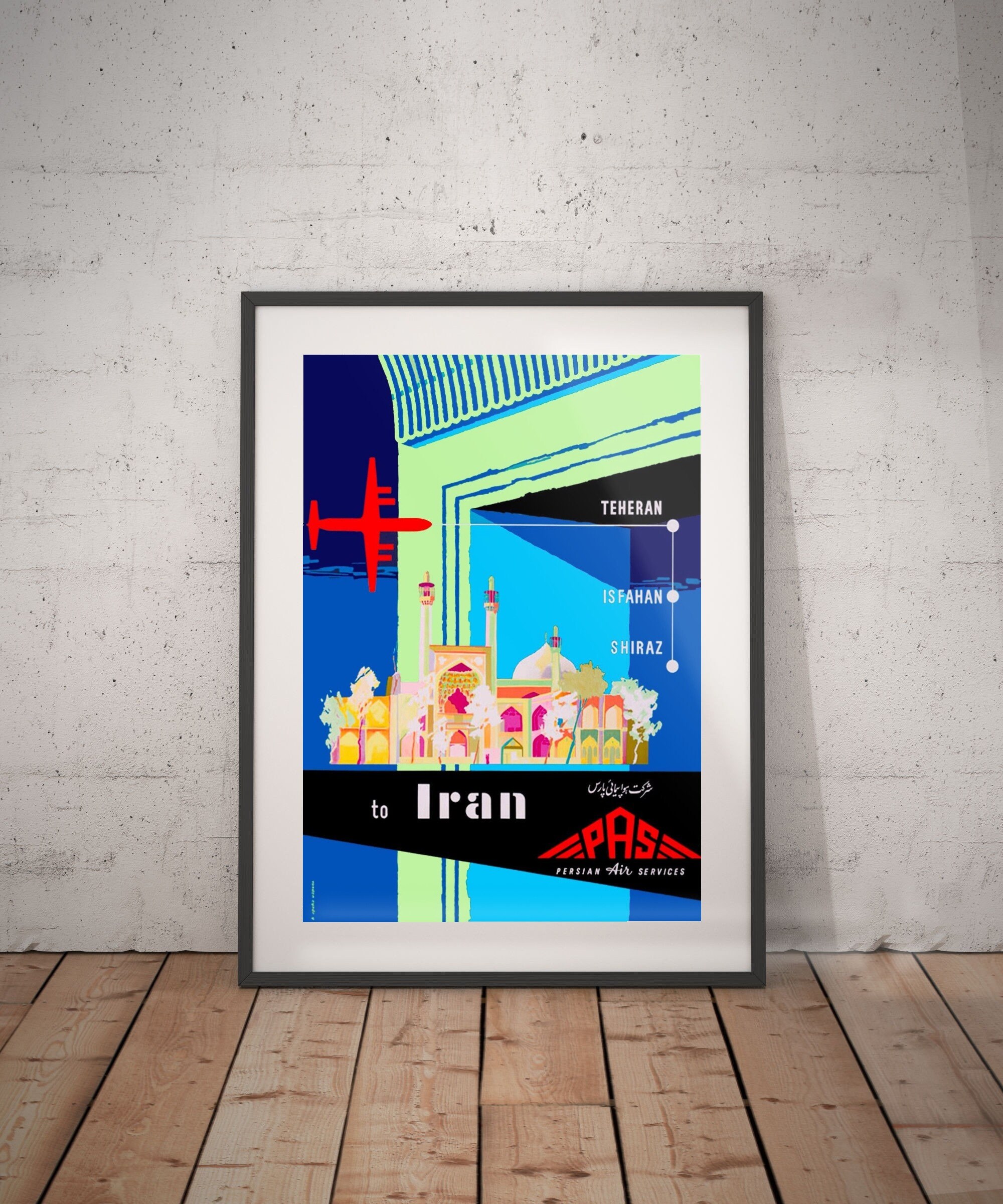 Iran iran travel poster iran poster iran print iran | Etsy