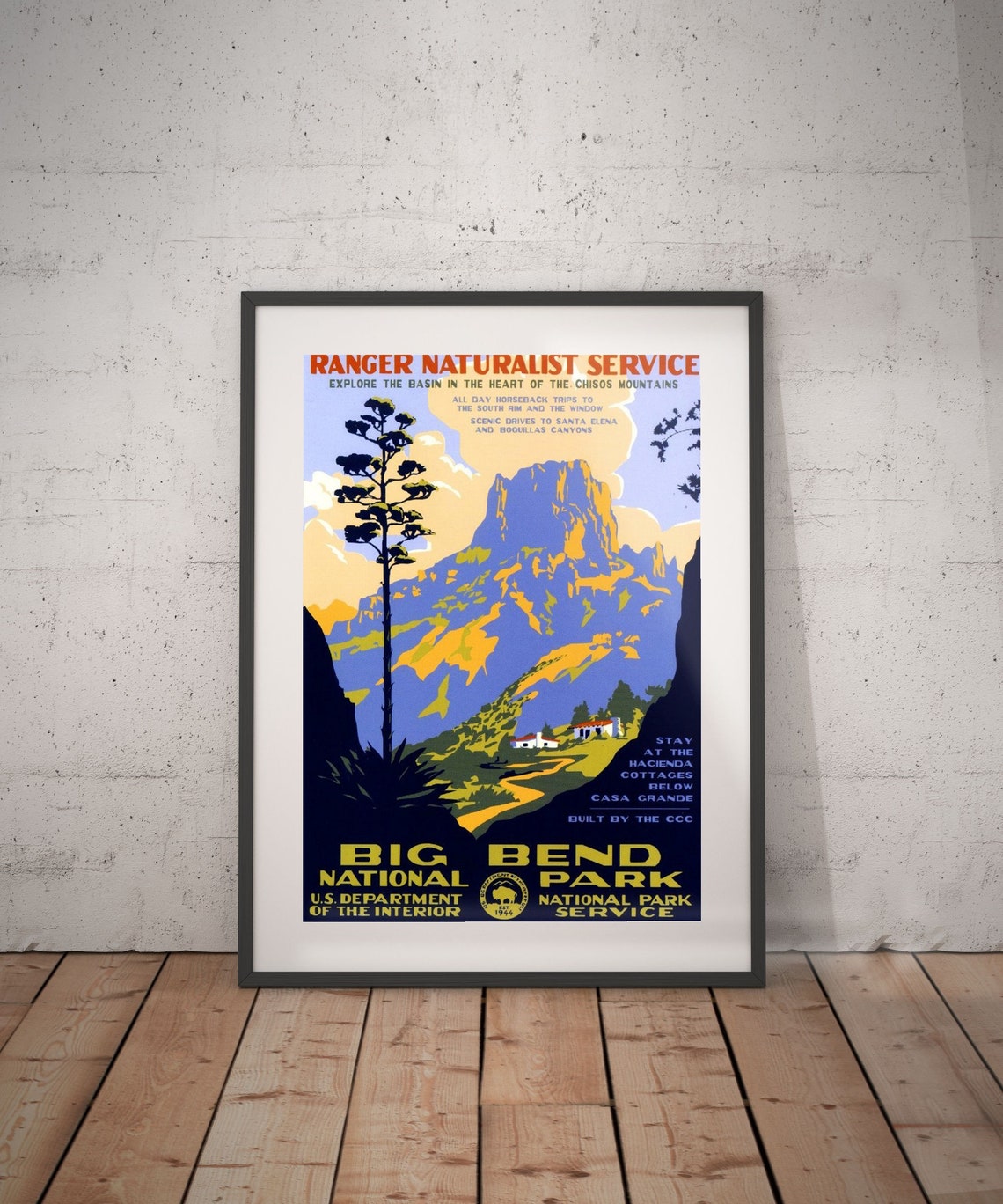 Big Bend Big Bend Travel Poster Big Bend Poster Big Bend | Etsy