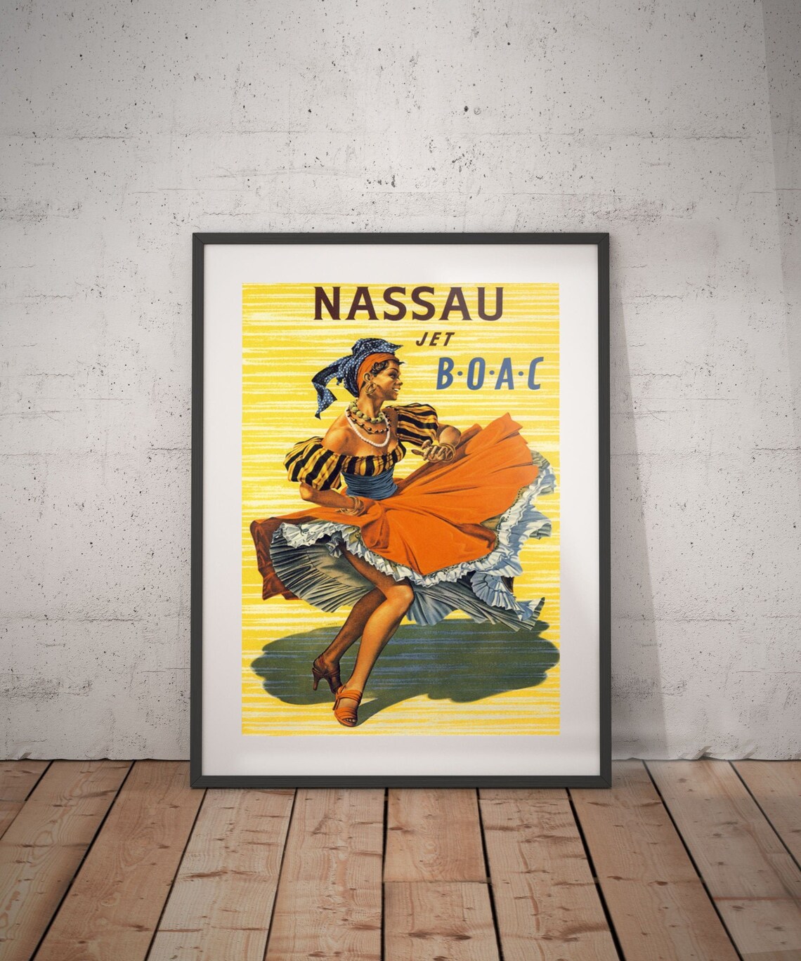 Nassau nassau travel poster nassau poster travel poster | Etsy