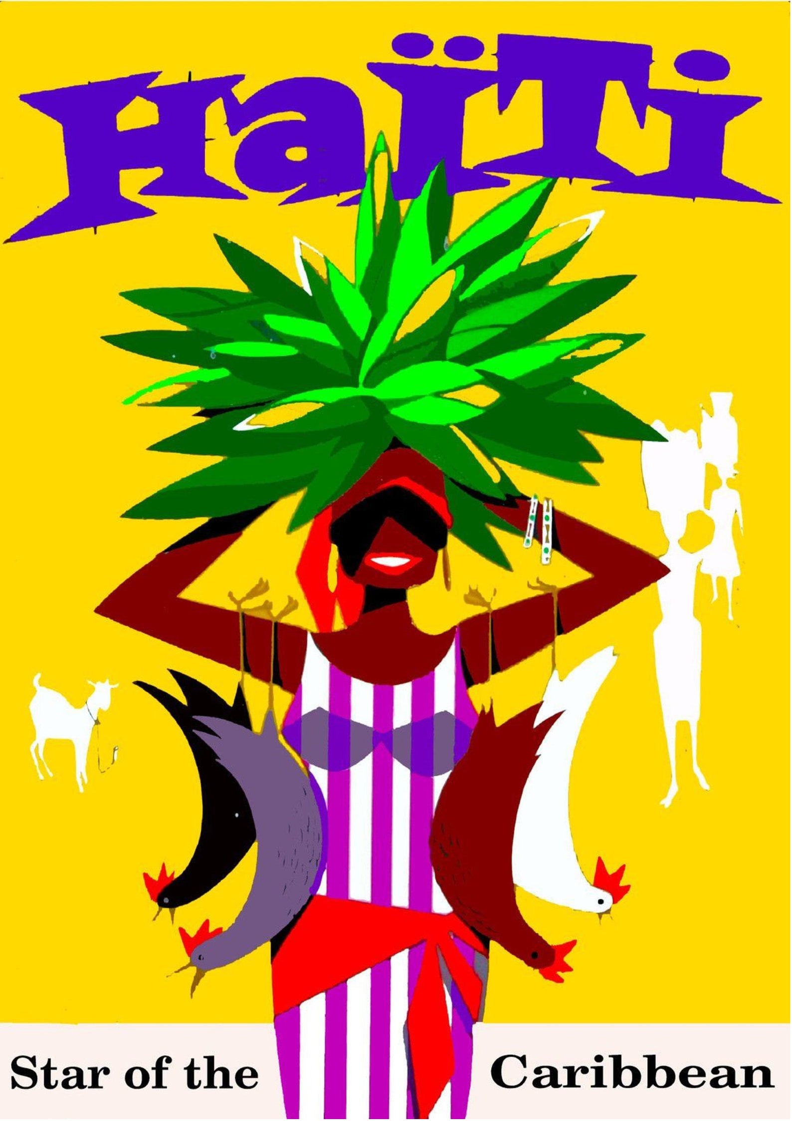 Haiti Haiti Travel Poster. Haiti Poster Haiti Print Haiti | Etsy