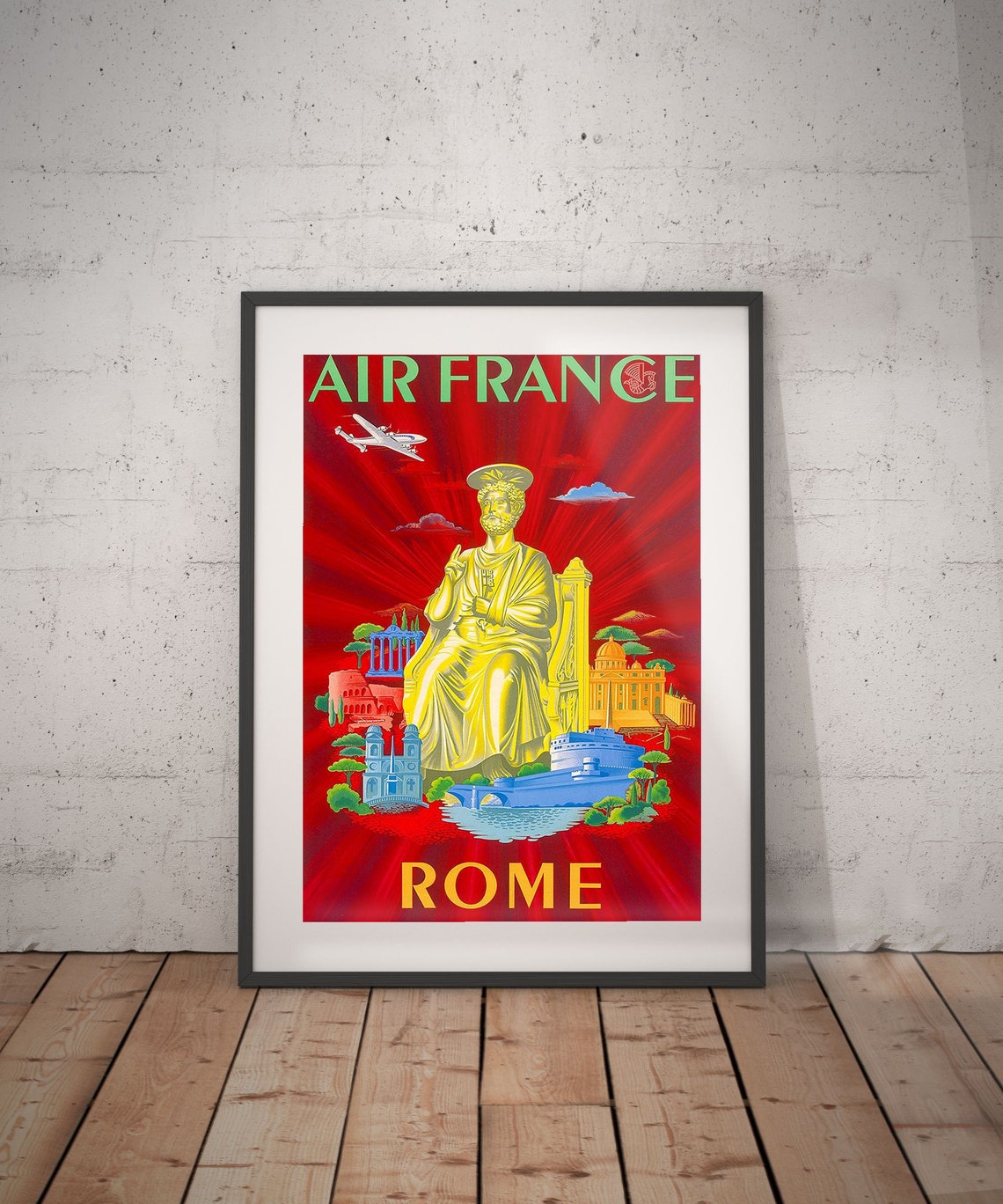 Rome Rome Travel Poster Rome Poster Rome Print Rome | Etsy