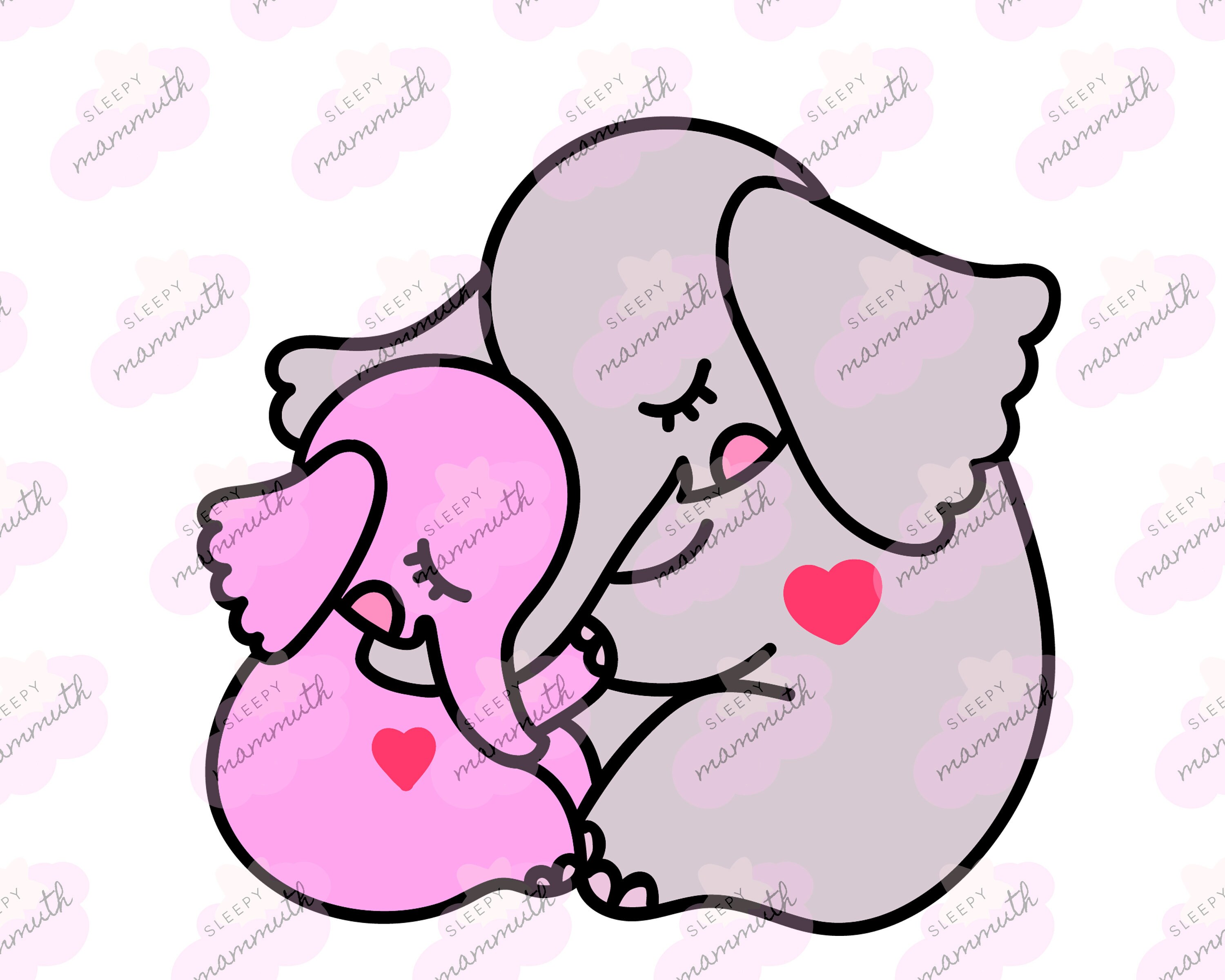 Elephant Cut File Elephant SVG, Baby Elephant Clipart, Cut Files ...
