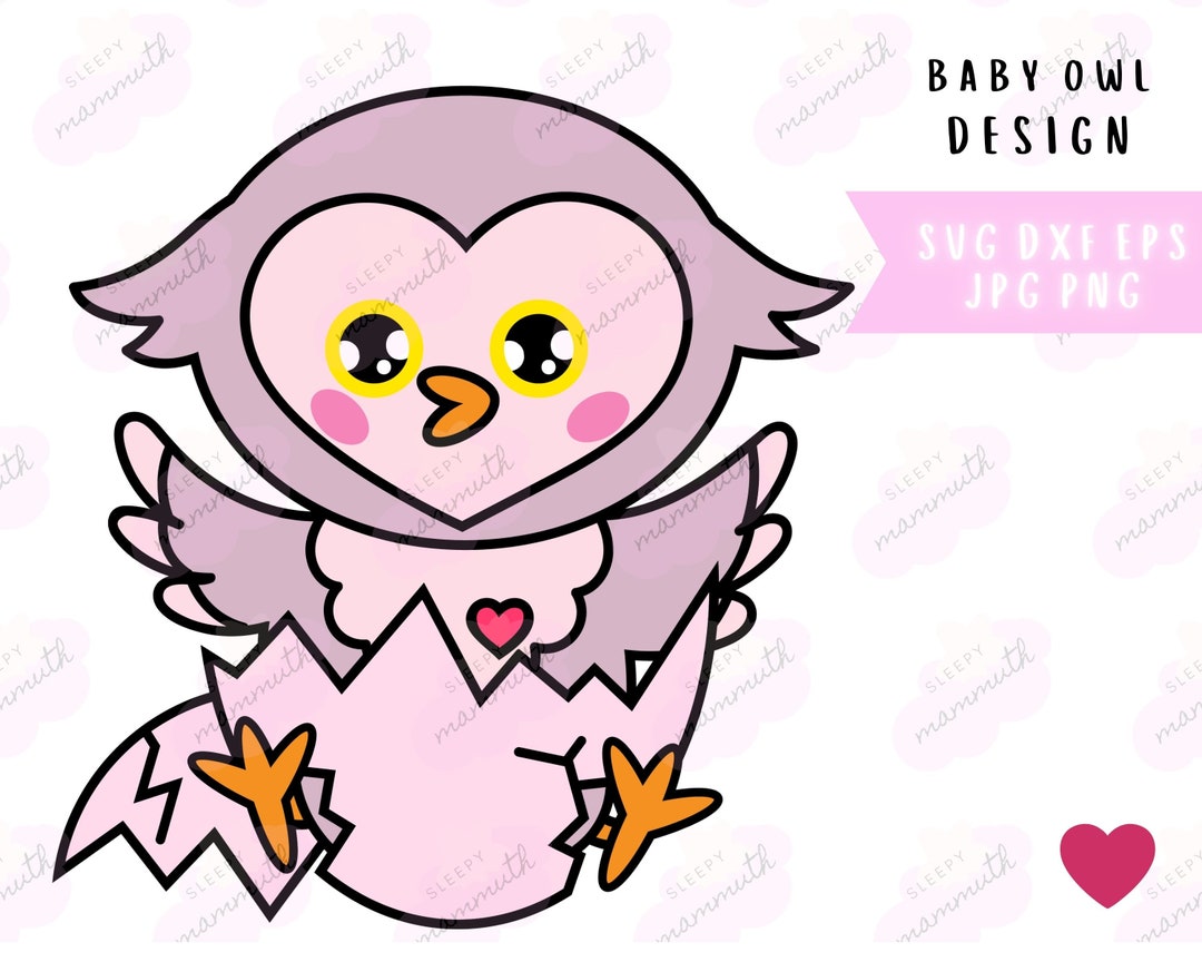 Baby Owl SVG SVG Files for Cricut Owl Clipart Baby Owl - Etsy