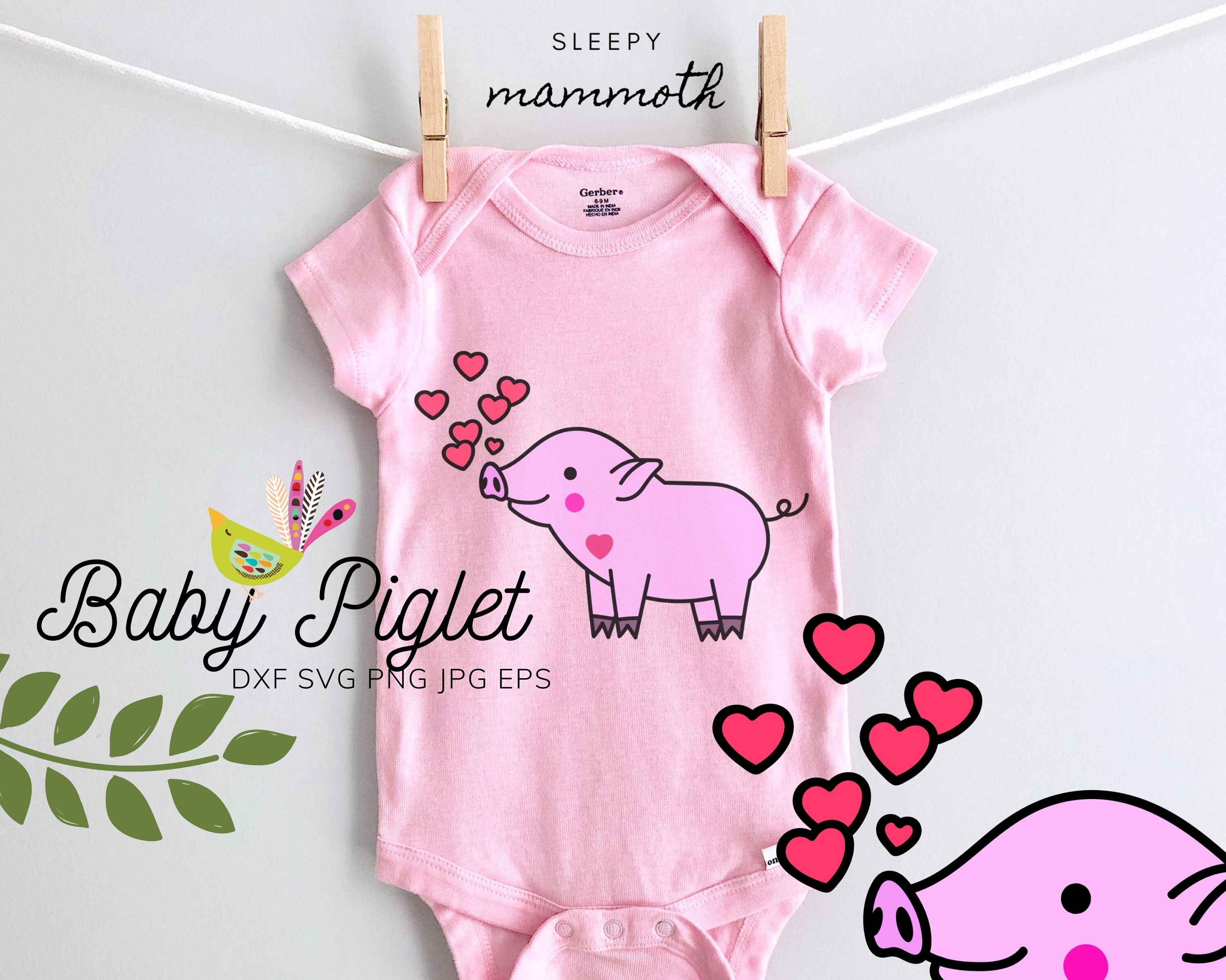 Piggy SVG Pig SVG, Pig Face SVG, Piglet Svg, Cute Pig Svg, Farm Animal ...