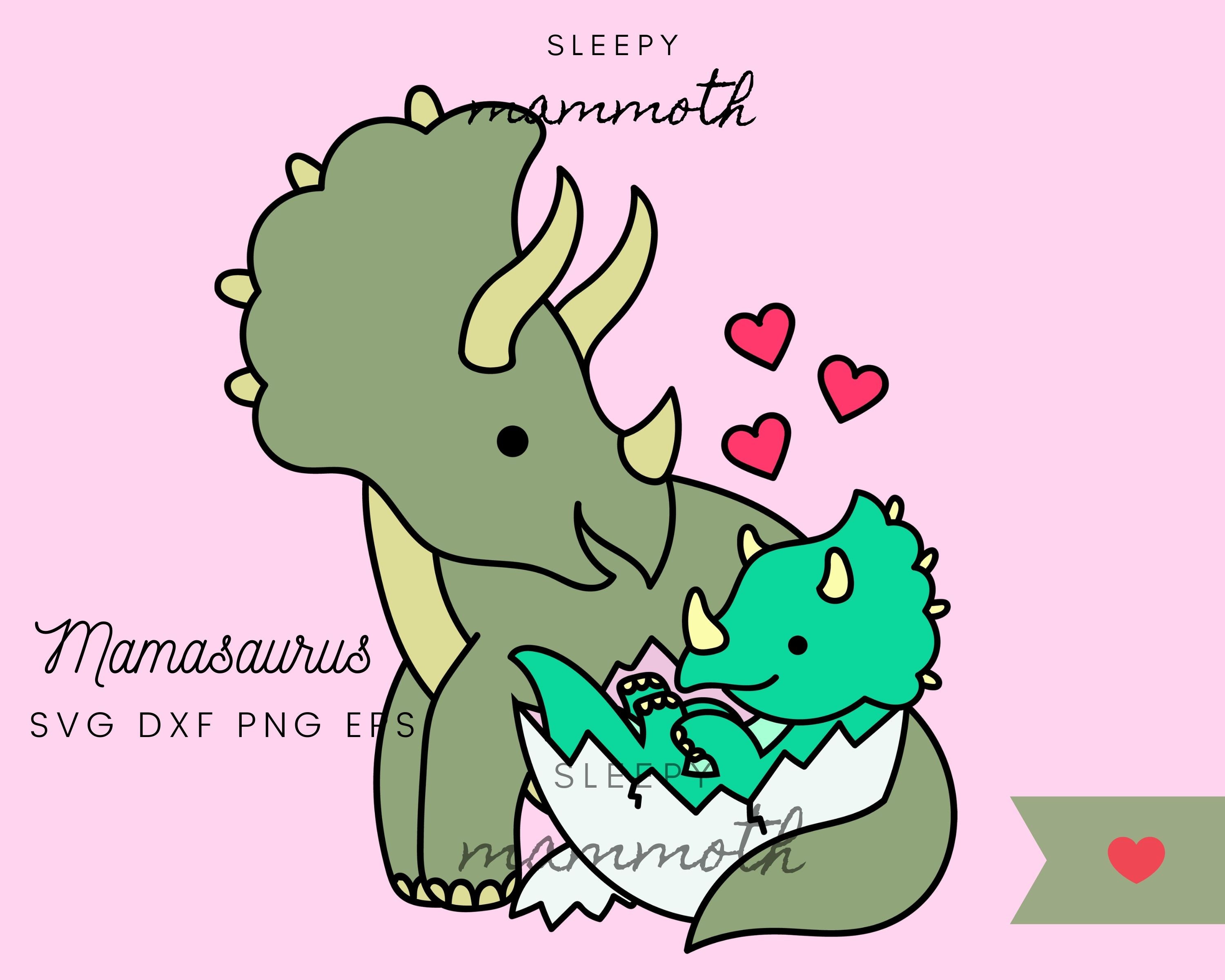 Mamasaurus SVG Dinosaur SVG Baby Shower SVG Dinosaur - Etsy