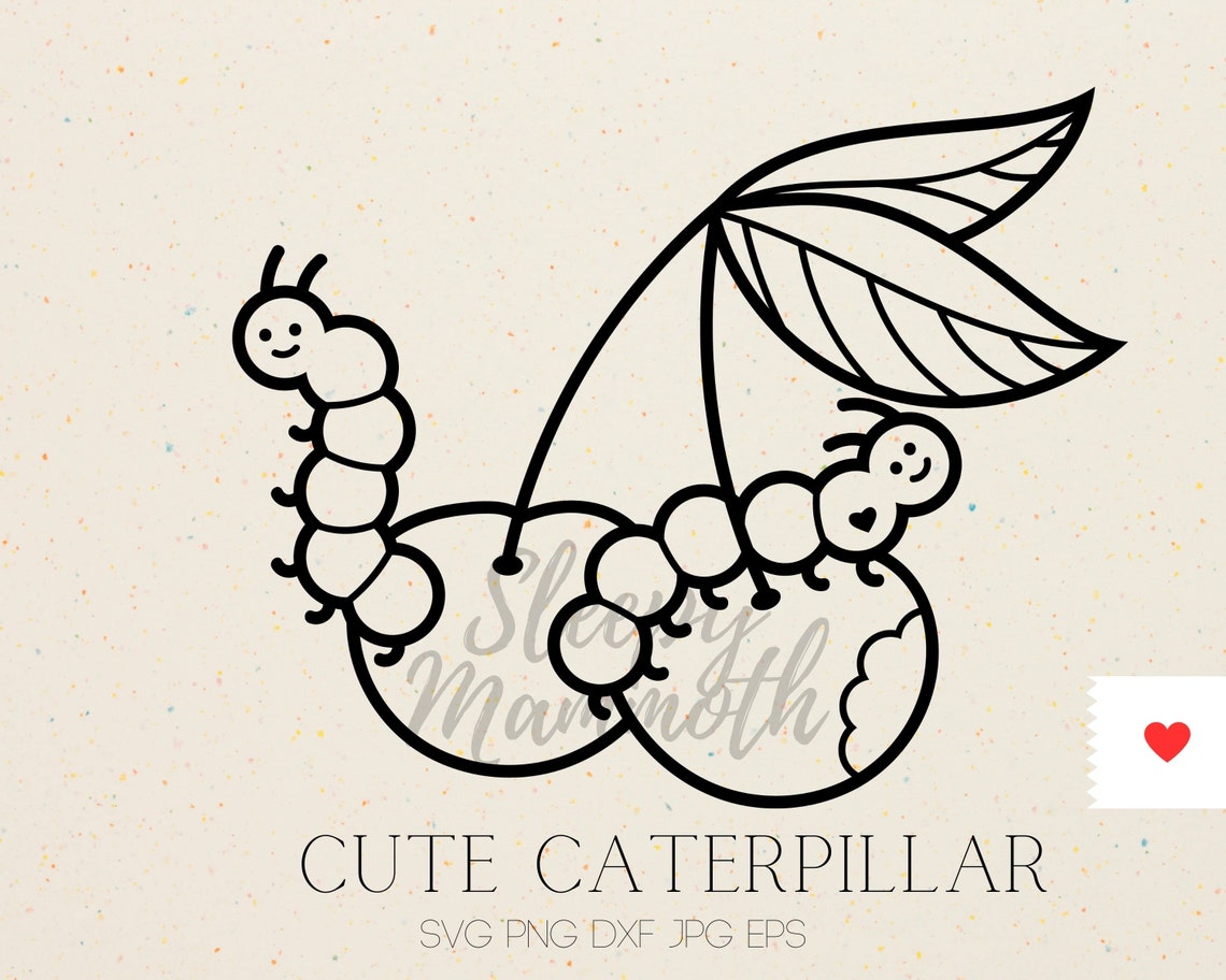 Caterpillar SVG Color Pencil SVG Kindergarden SVG - Etsy