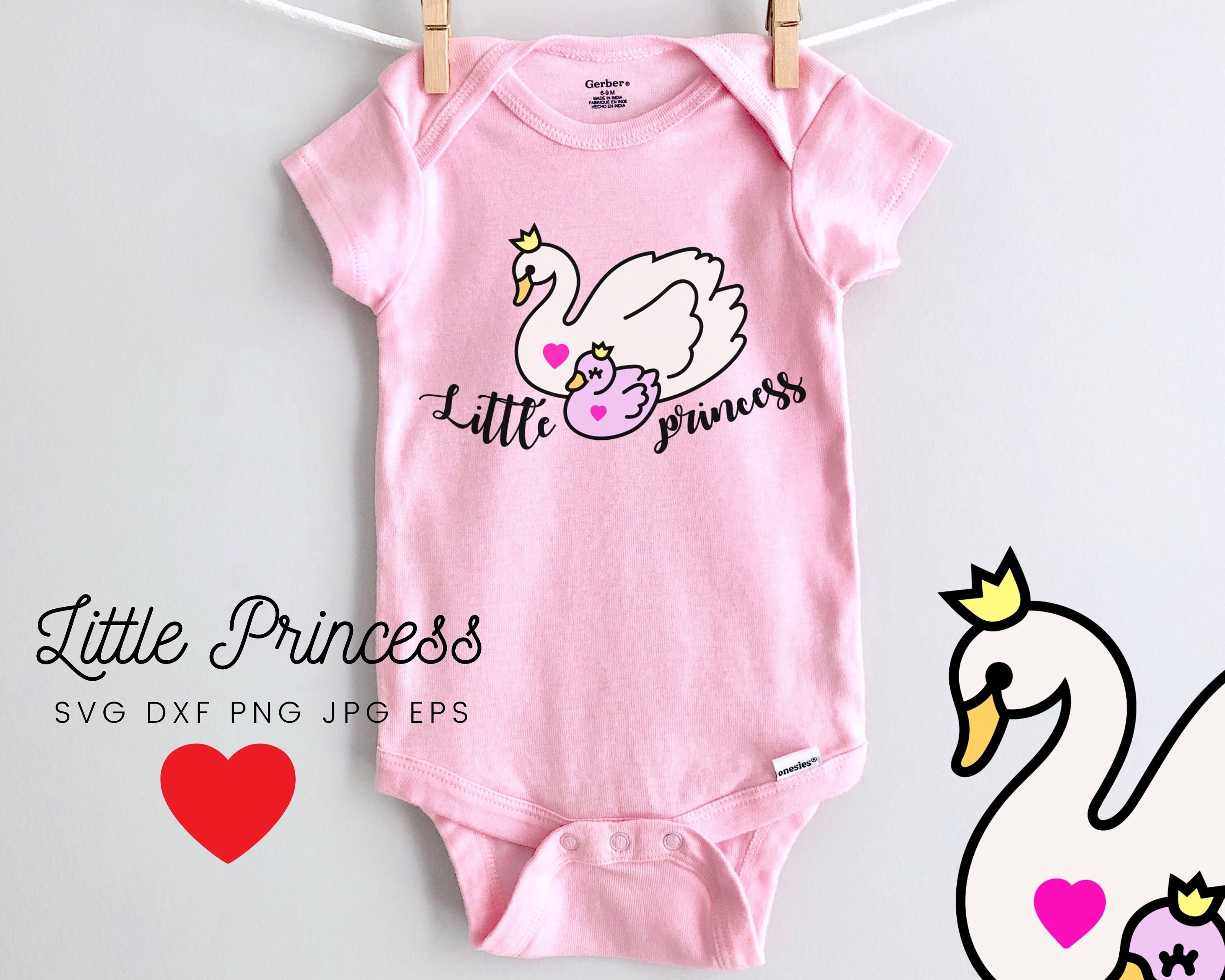 SVG Baby Swan SVG Files Princess Little Princess Cut Files - Etsy