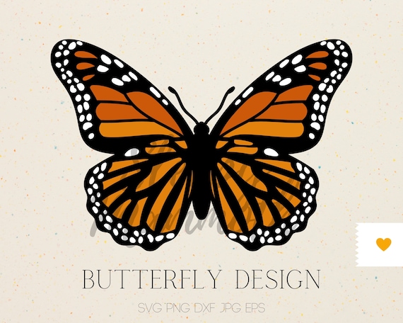 Monarch Butterfly SVG Butterflies Design Butterfly PNG | Etsy