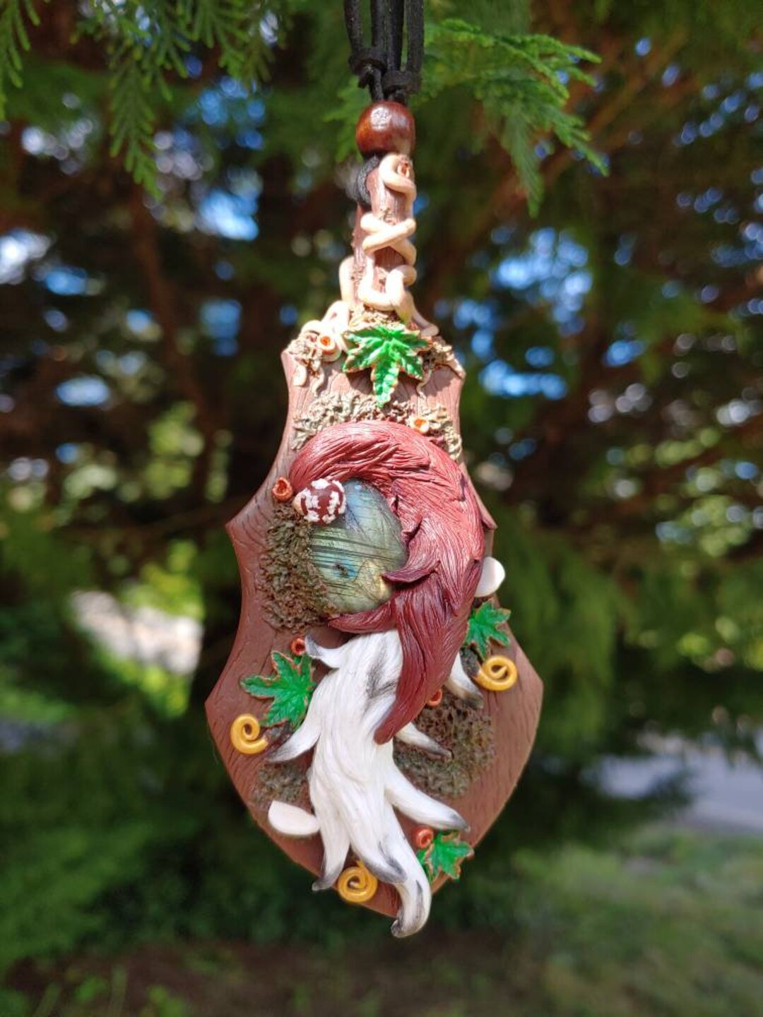 Fox Tail Talisman With Labradorite Stone - Etsy