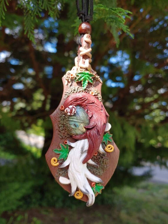 Fox Tail Talisman with Labradorite Stone | Etsy