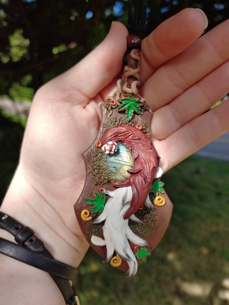 Fox Tail Talisman With Labradorite Stone - Etsy