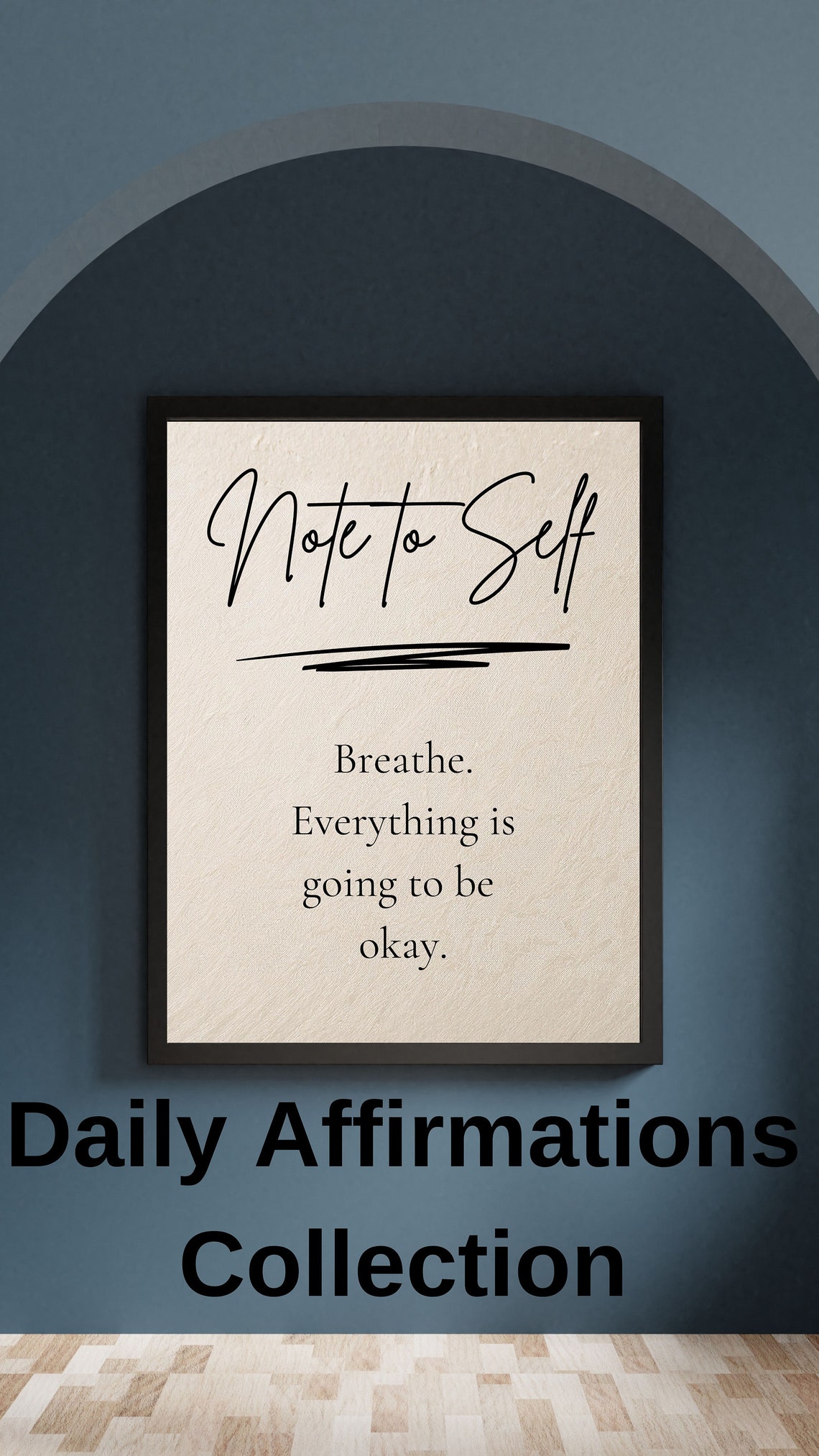 Mindful Motivation Poster Set: Inspirational Wall Art (digital Download ...