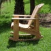 PDF Adirondack Rocking Chair Downloadable DIY Instructions and Drawings ...