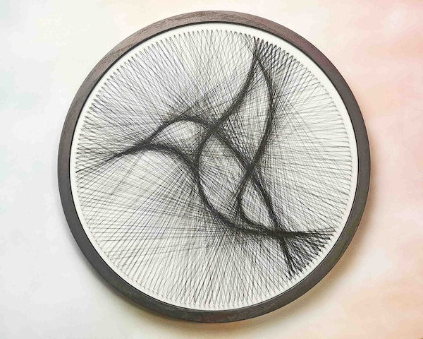String Art Mandala Stringart DIY String Art Design How - Etsy Canada