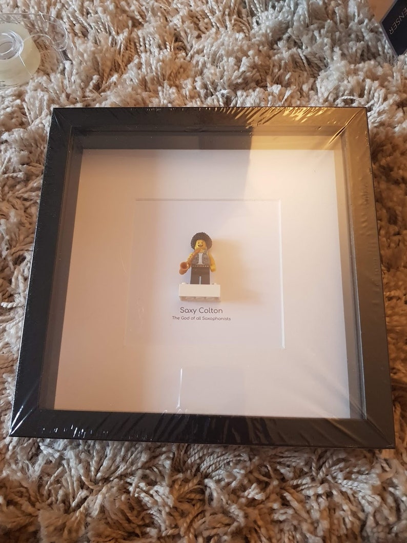 Custom Lego Framed Minifigure (single) - Etsy UK