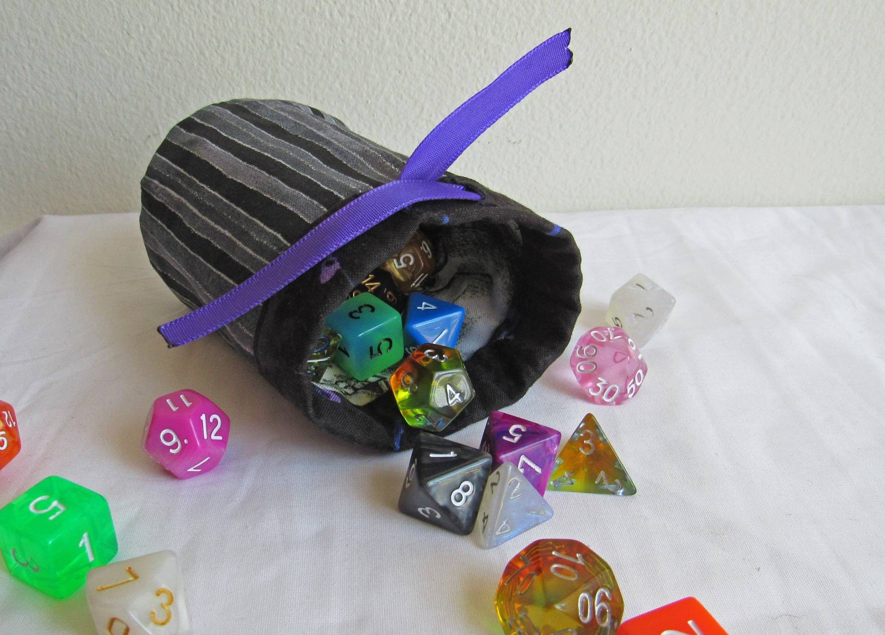 Toys & Games for polyhedral dice for D&D and TTRPGs Handmade Scrappy ...