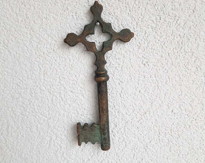 Old Church Iron Key , Decorative Key , Front Door Decor , Door Key ...